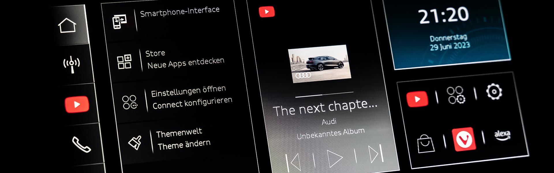 Audi integra YouTube en el sistema de infotainment de varios de sus ...